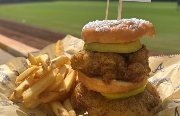 Atlanta Braves’ postseason menu includes chicken and doughnut sandwich ...